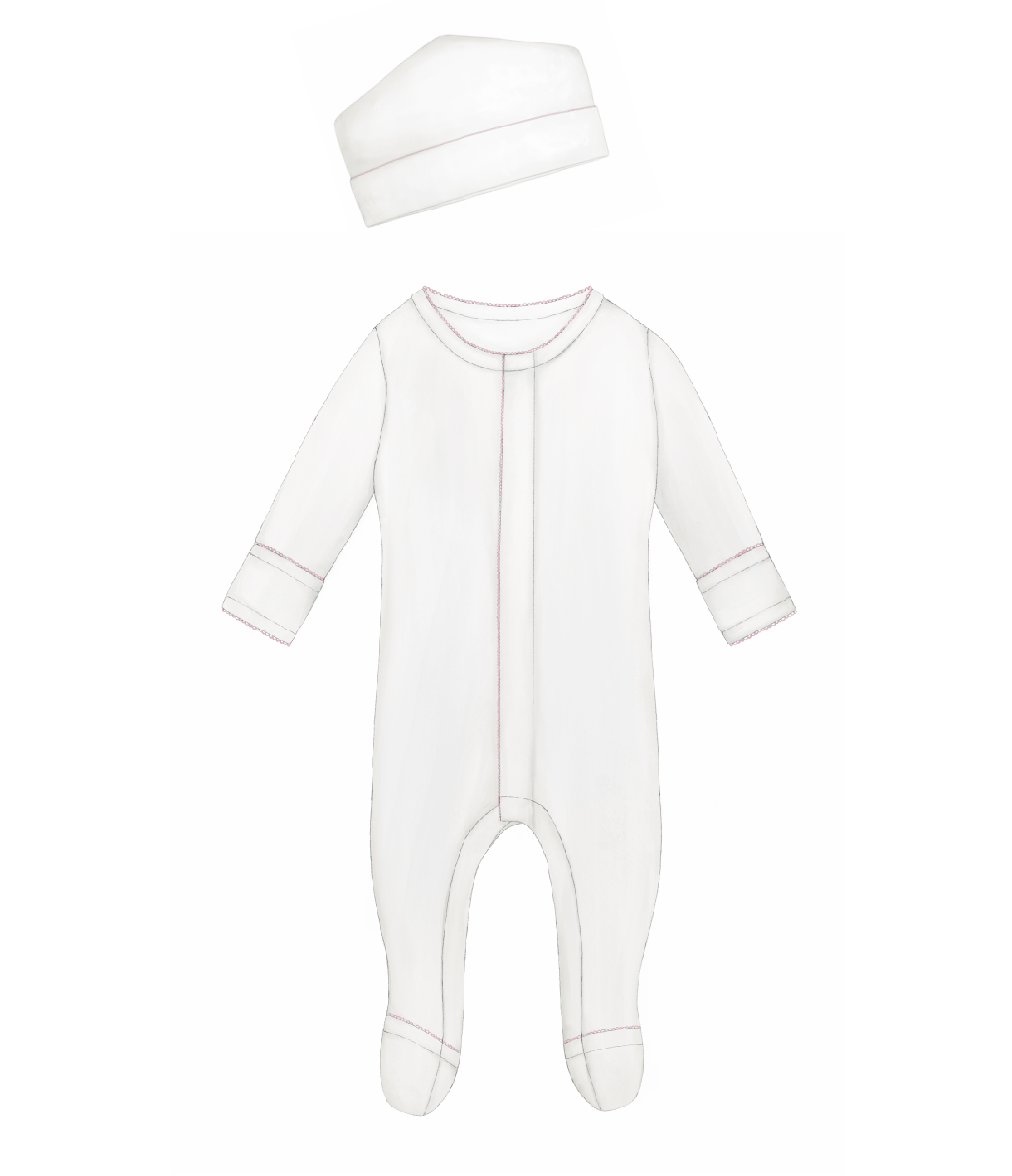 WHITE WITH BABY PINK TRIM Caprilina white-with-baby-pink-trim-caprilina